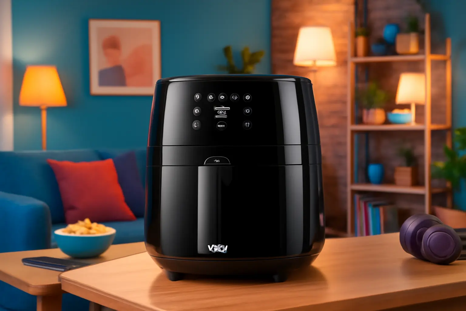Bateria que dura: 6 Air Fryer WAP 7 Litros para um dia inteiro